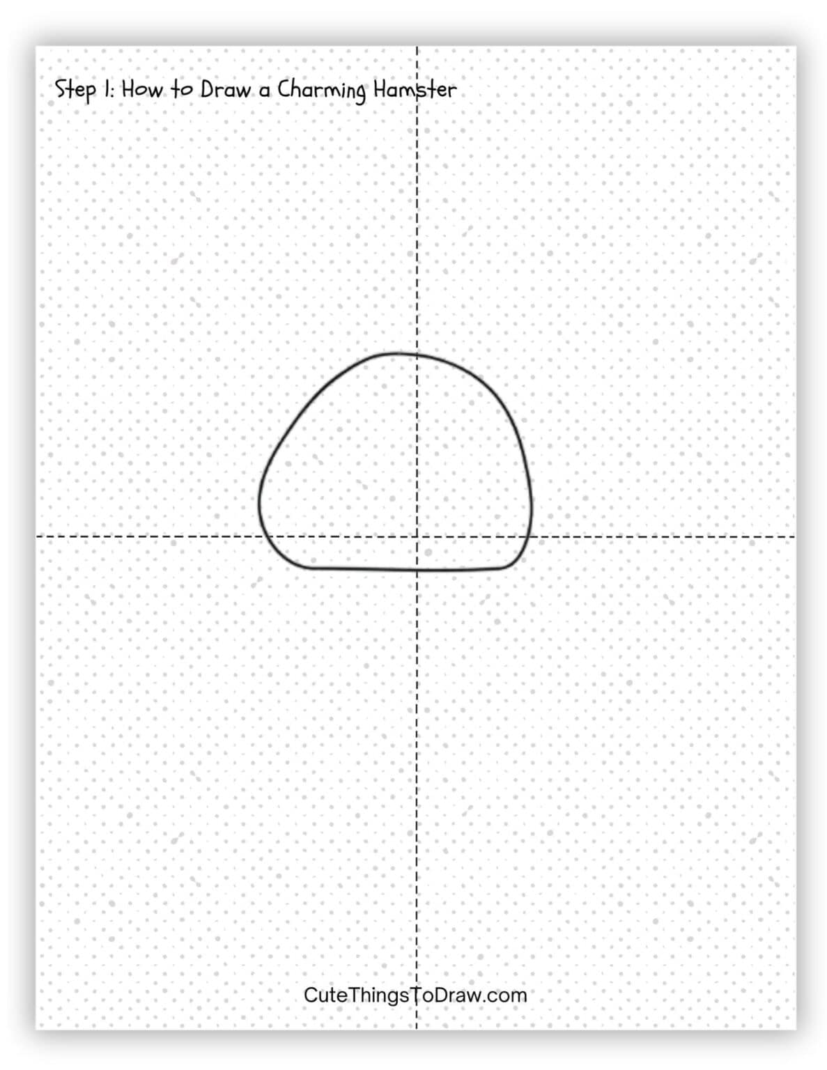How to Draw a Charming Hamster (Step-by-Step Tutorial) - Cute Things to ...