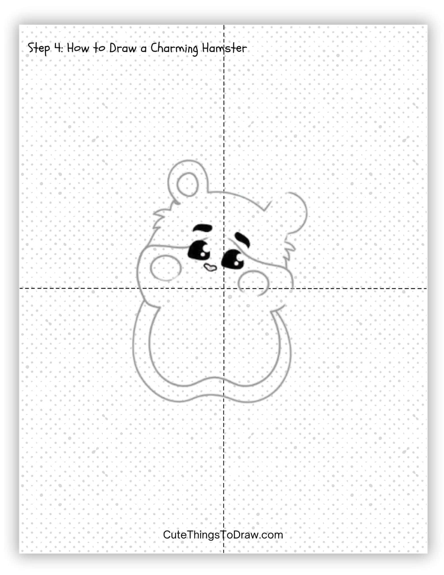 How to Draw a Charming Hamster (Step-by-Step Tutorial) - Cute Things to ...
