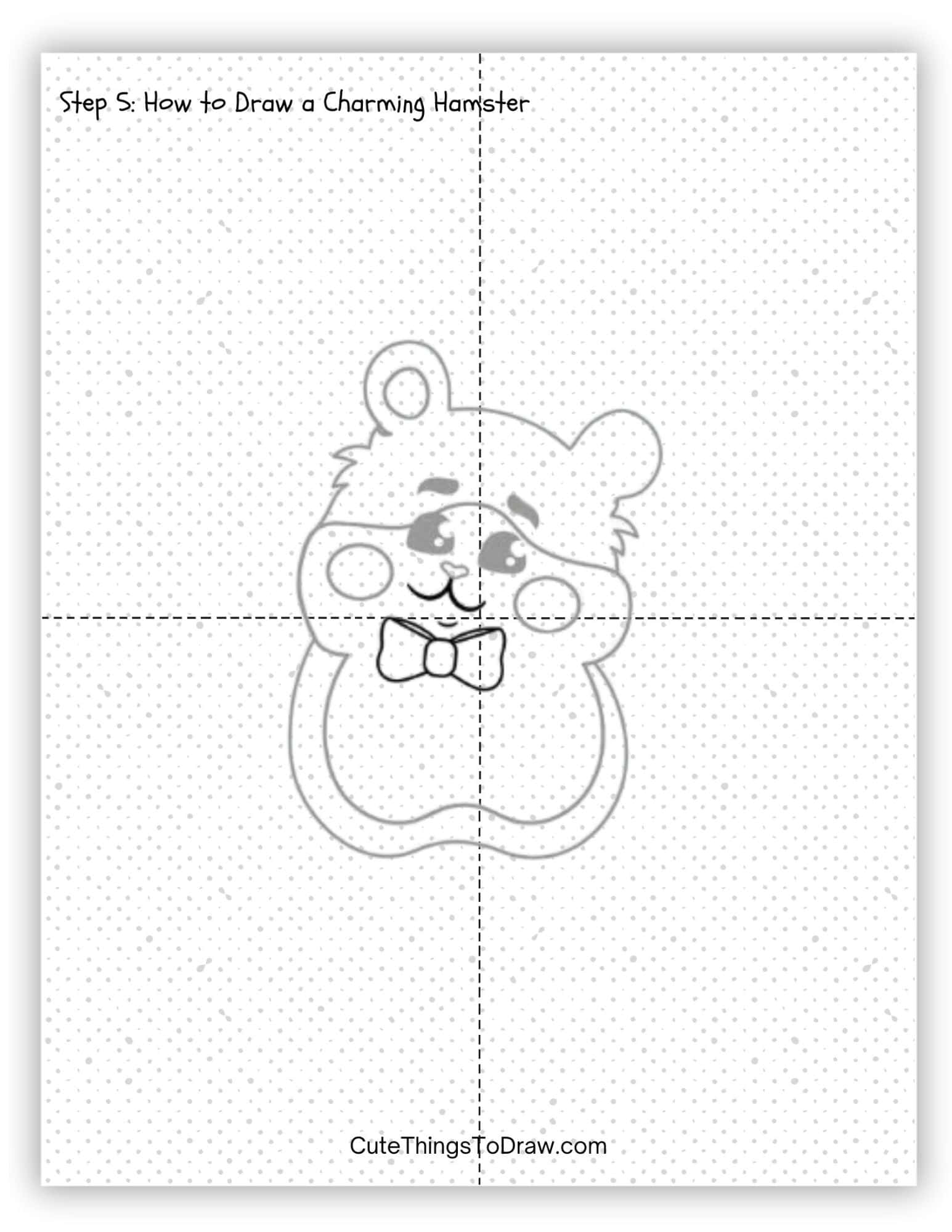 How to Draw a Charming Hamster (Step-by-Step Tutorial) - Cute Things to ...