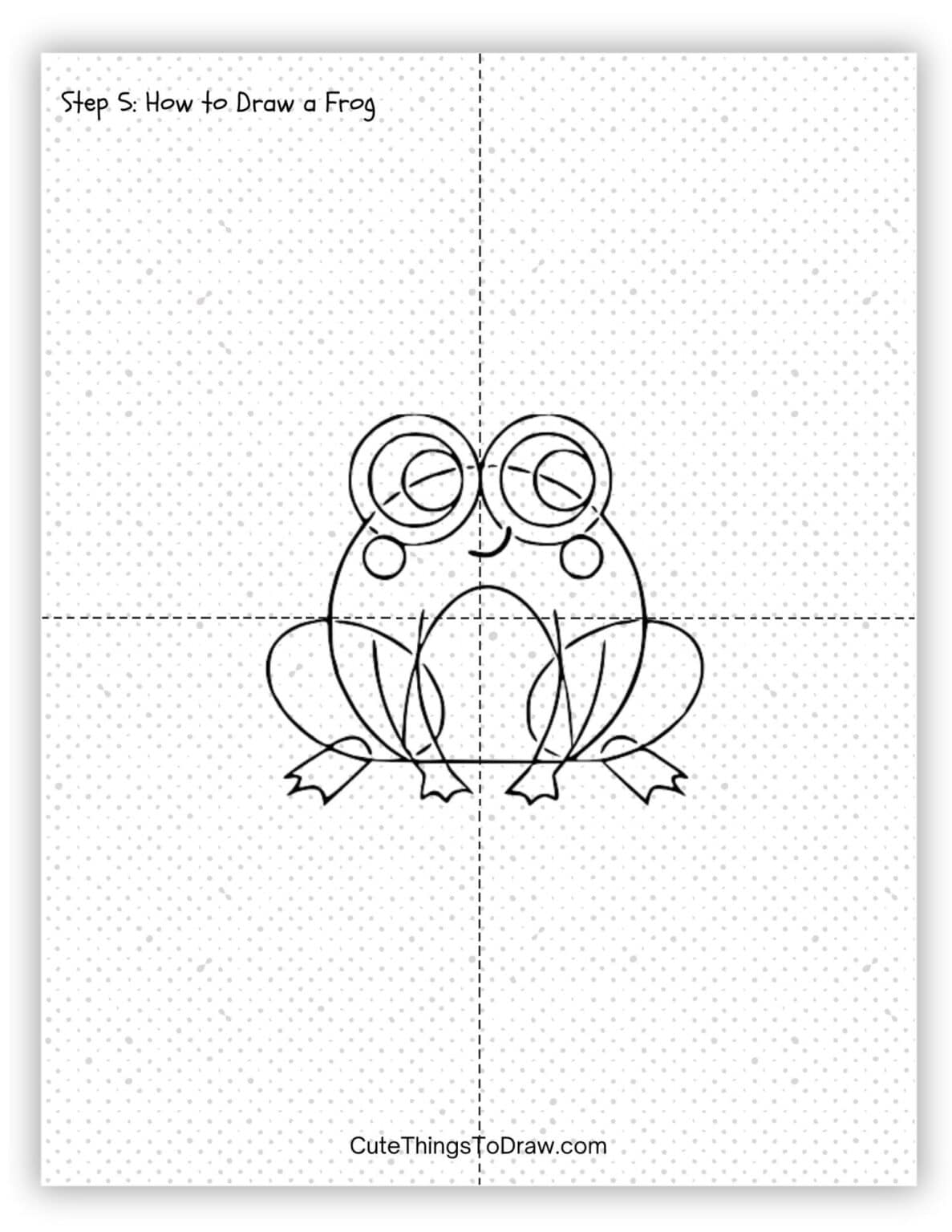 How to Draw a Frog (Step-by-Step Tutorial) - Cute Things to Draw