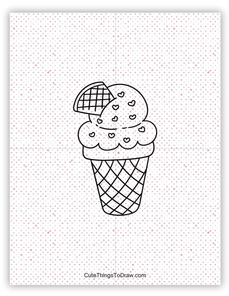 Cute Ice Cream Drawing Ideas - Cute Things to Draw