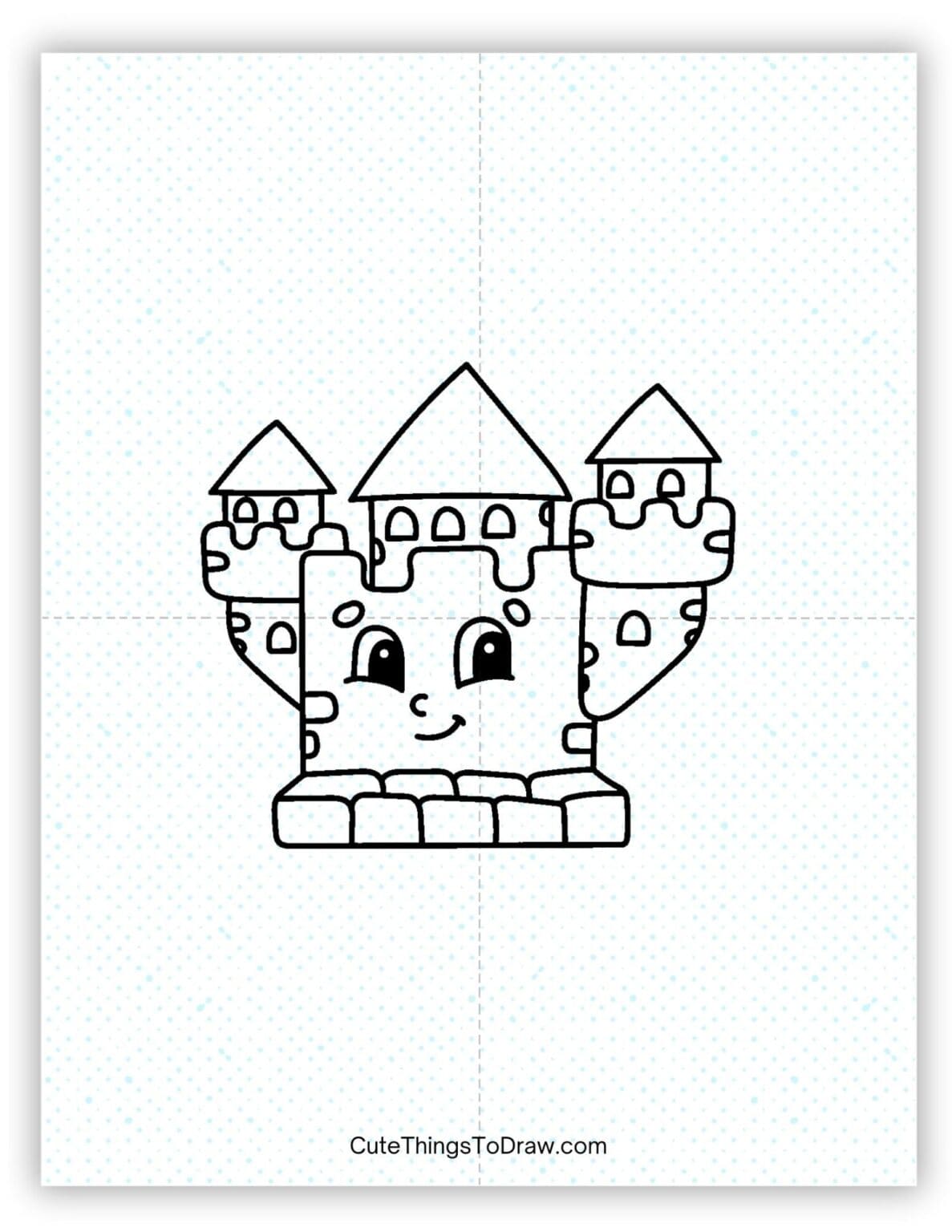 Cute Castle Drawing Ideas - Cute Things to Draw
