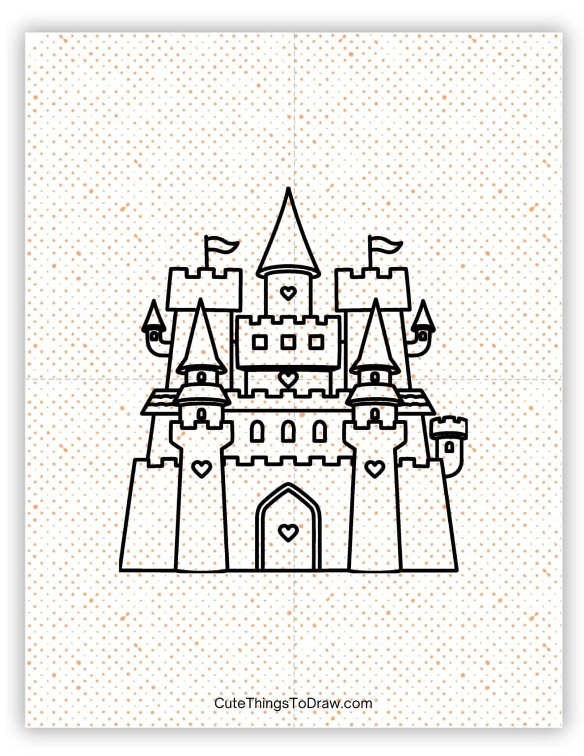 Cute Castle Drawing Ideas - Cute Things to Draw