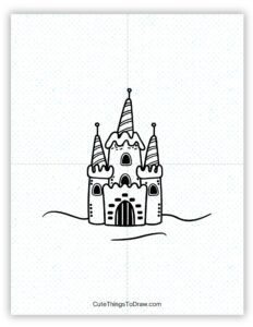 Cute Castle Drawing Ideas - Cute Things to Draw