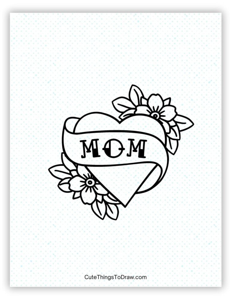 33 Cute Mother's Day Drawing Ideas - Cute Things to Draw