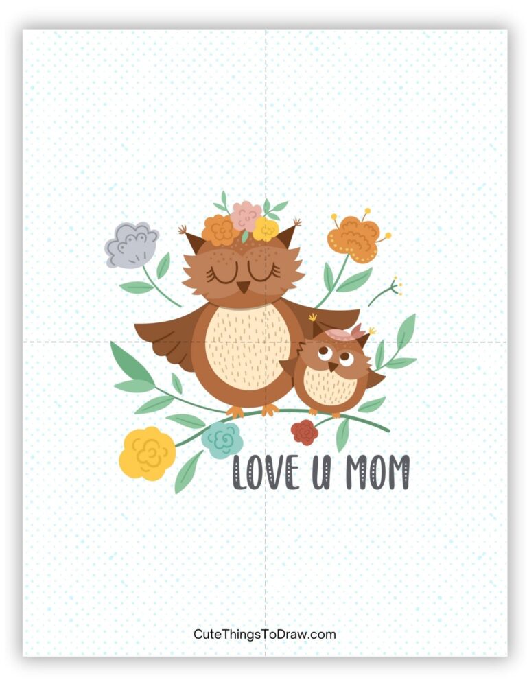 33 Cute Mother's Day Drawing Ideas - Cute Things to Draw