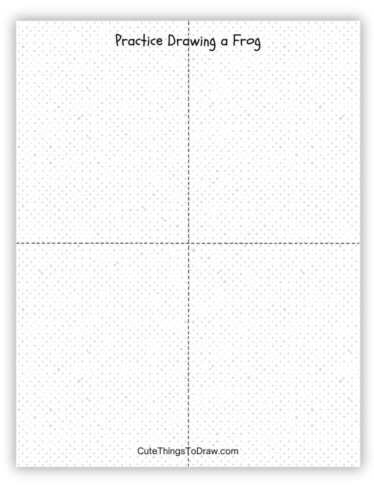 How to Draw a Frog (Step-by-Step Tutorial) - Cute Things to Draw