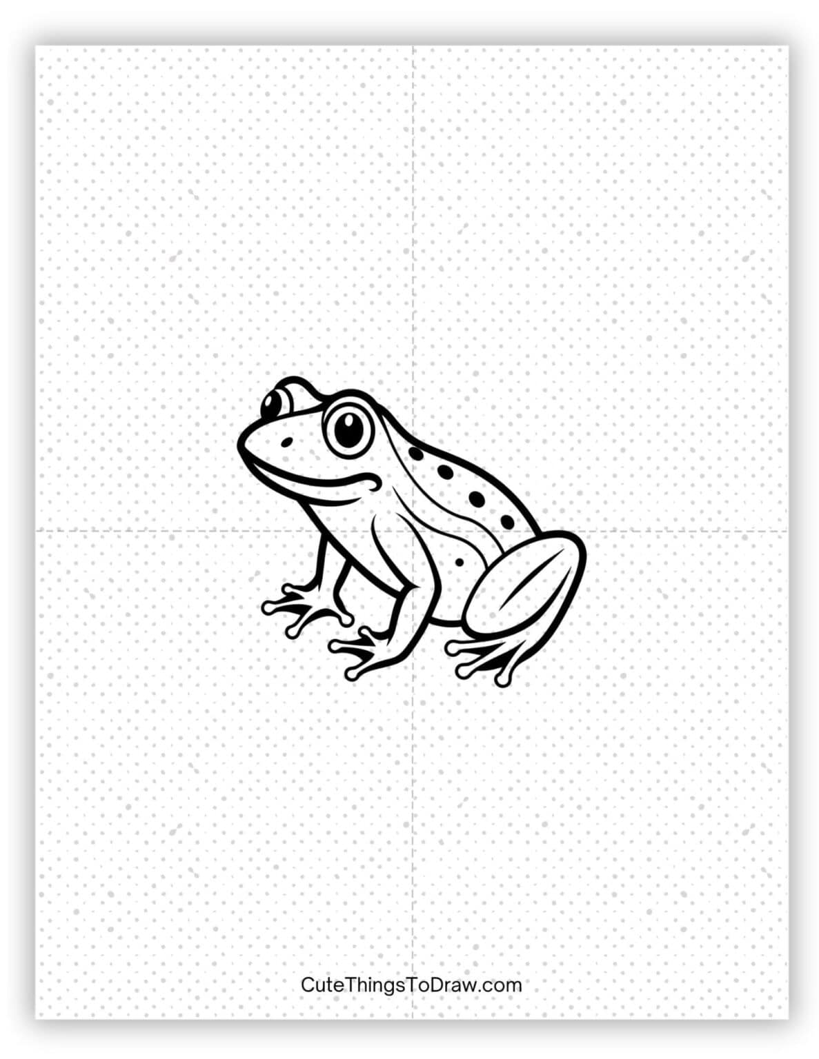 21 Cute Frog Drawing Ideas - Cute Things to Draw