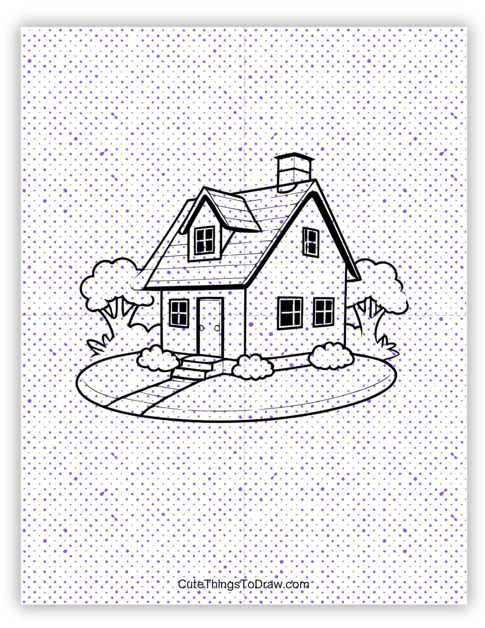 49 Cute House Drawing Ideas - Cute Things to Draw