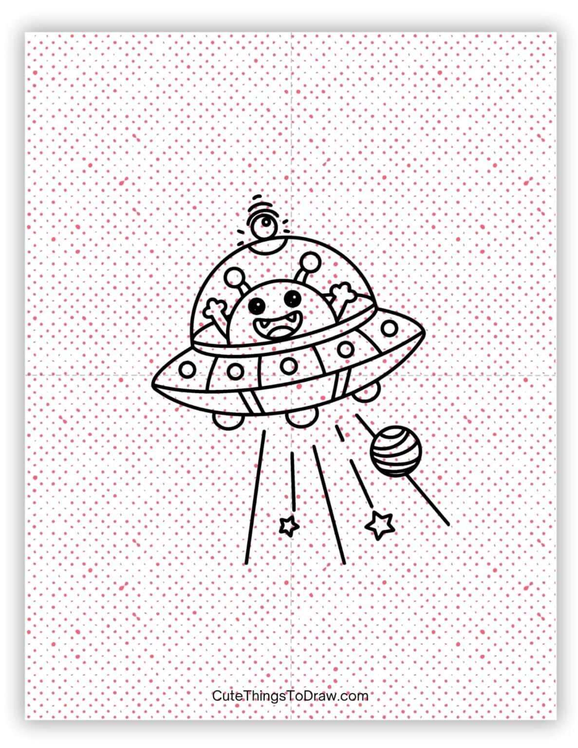 34 Cute Alien Drawing Ideas - Cute Things to Draw