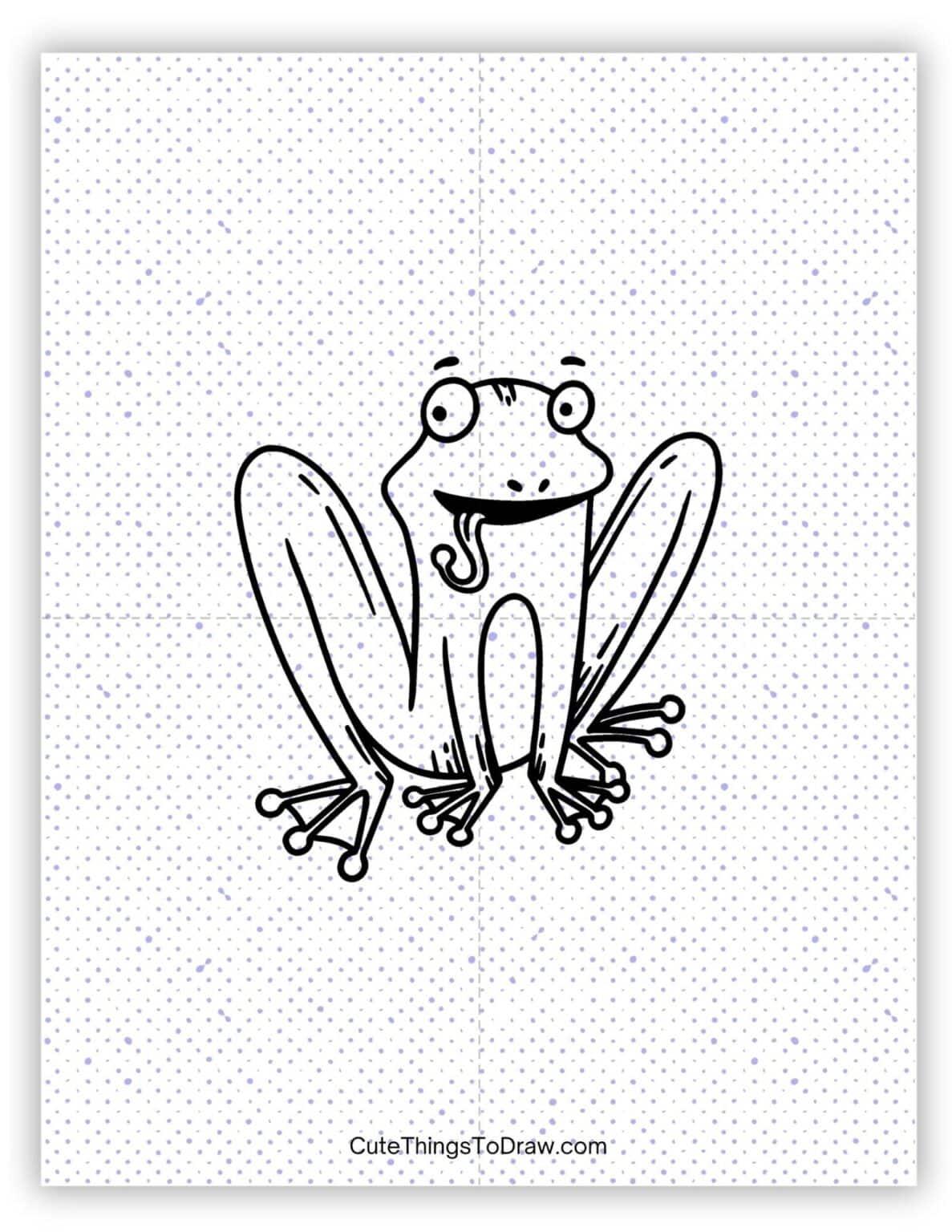 21 Cute Frog Drawing Ideas - Cute Things to Draw