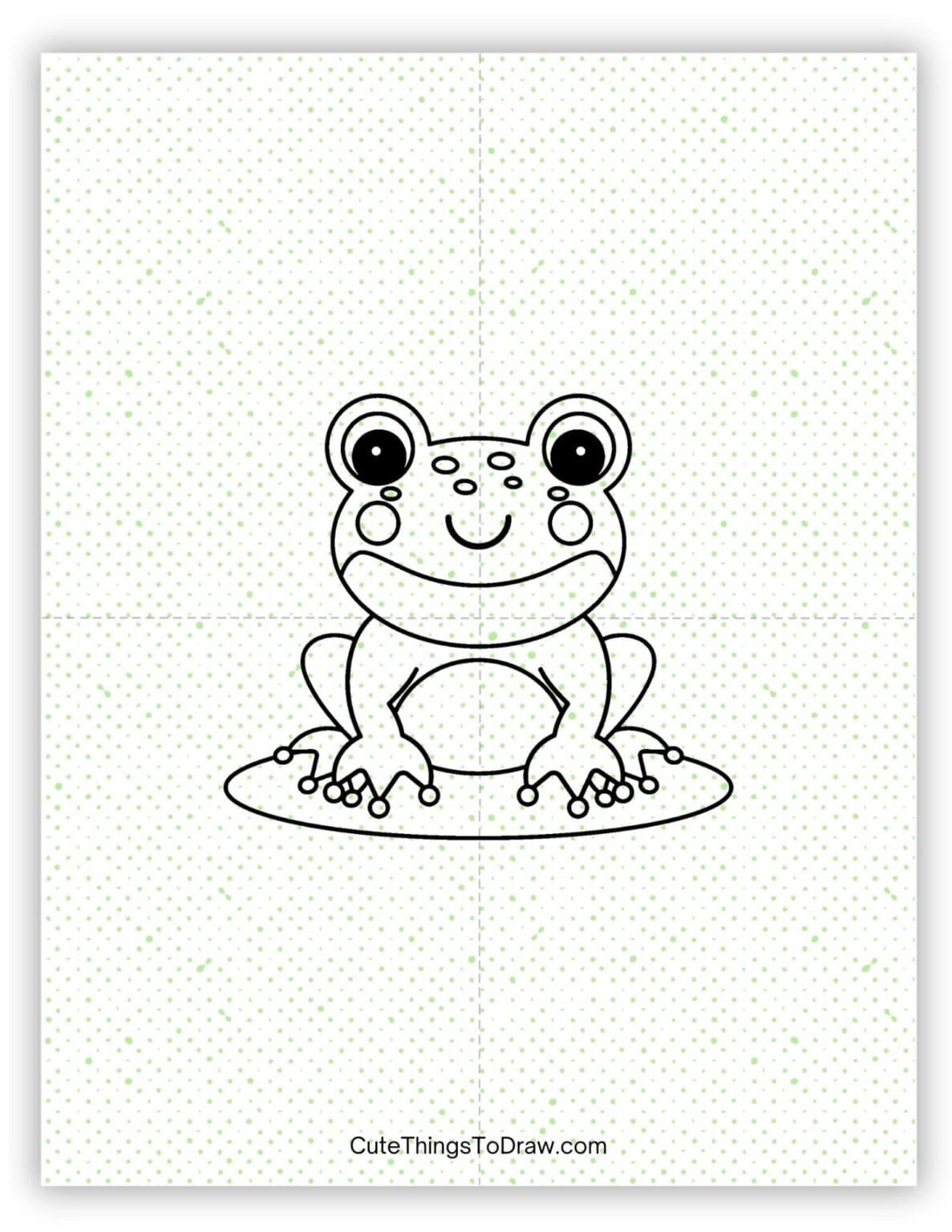 21 Cute Frog Drawing Ideas - Cute Things to Draw