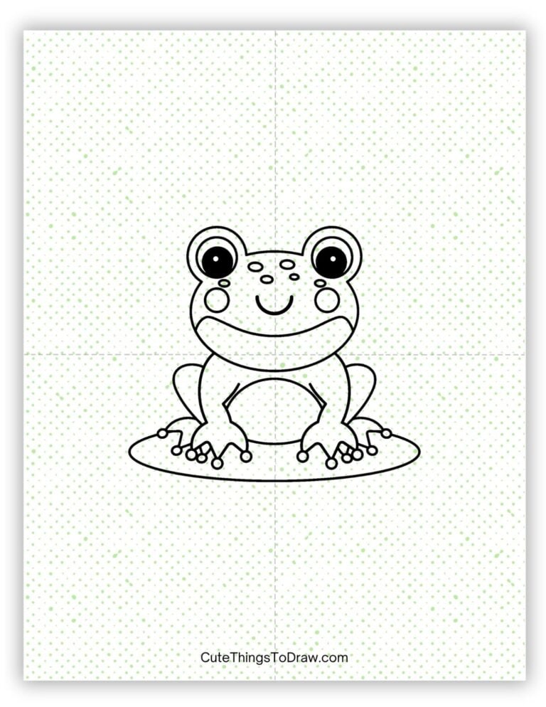 21 Cute Frog Drawing Ideas - Cute Things to Draw