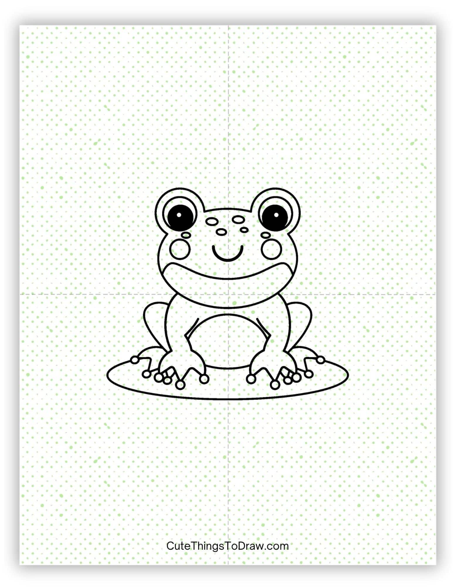 21 Cute Frog Drawing Ideas - Cute Things to Draw