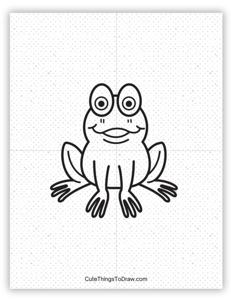 21 Cute Frog Drawing Ideas - Cute Things to Draw
