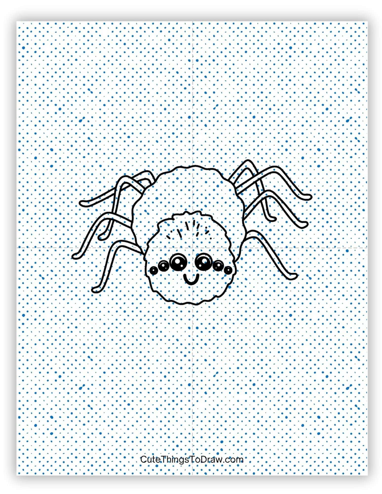 27 Cute Spider Drawing Ideas - Cute Things to Draw