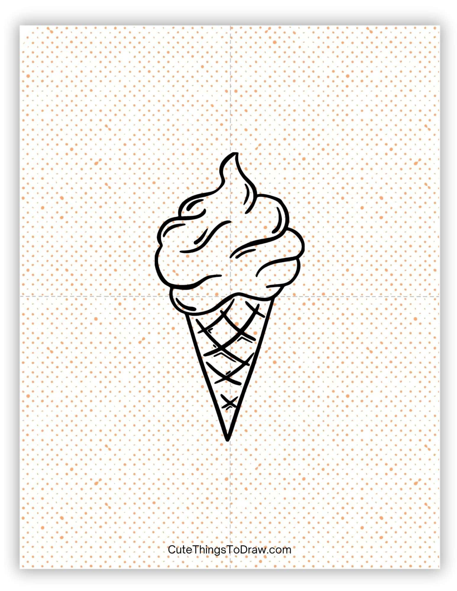 Cute Ice Cream Drawing Ideas - Cute Things to Draw