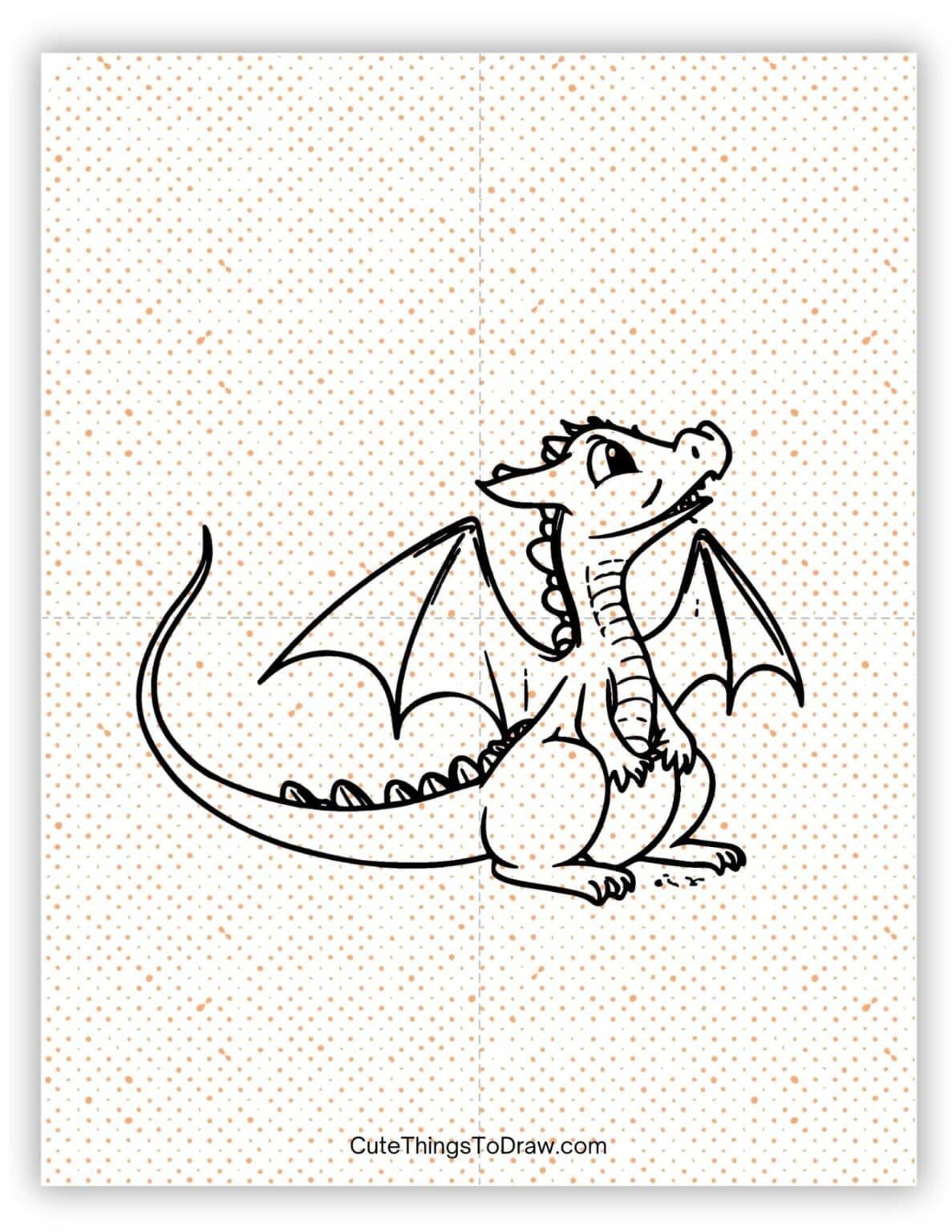 37 Cute Dragon Drawing Ideas - Cute Things to Draw