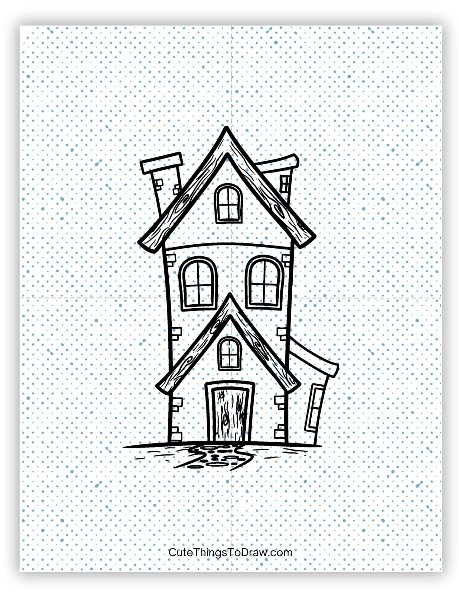 49 Cute House Drawing Ideas - Cute Things to Draw