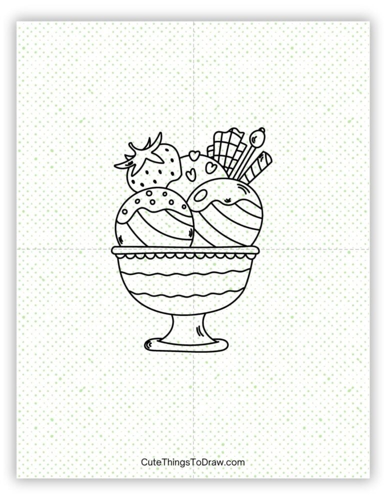 Cute Ice Cream Drawing Ideas - Cute Things to Draw