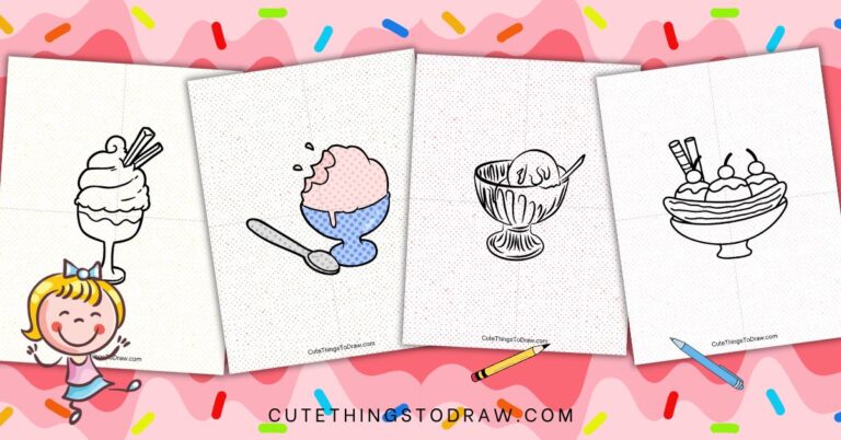 Cute Ice Cream Drawing Ideas - Cute Things to Draw