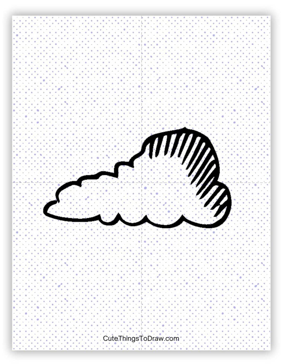 Cute Cloud Drawing Ideas - Cute Things to Draw