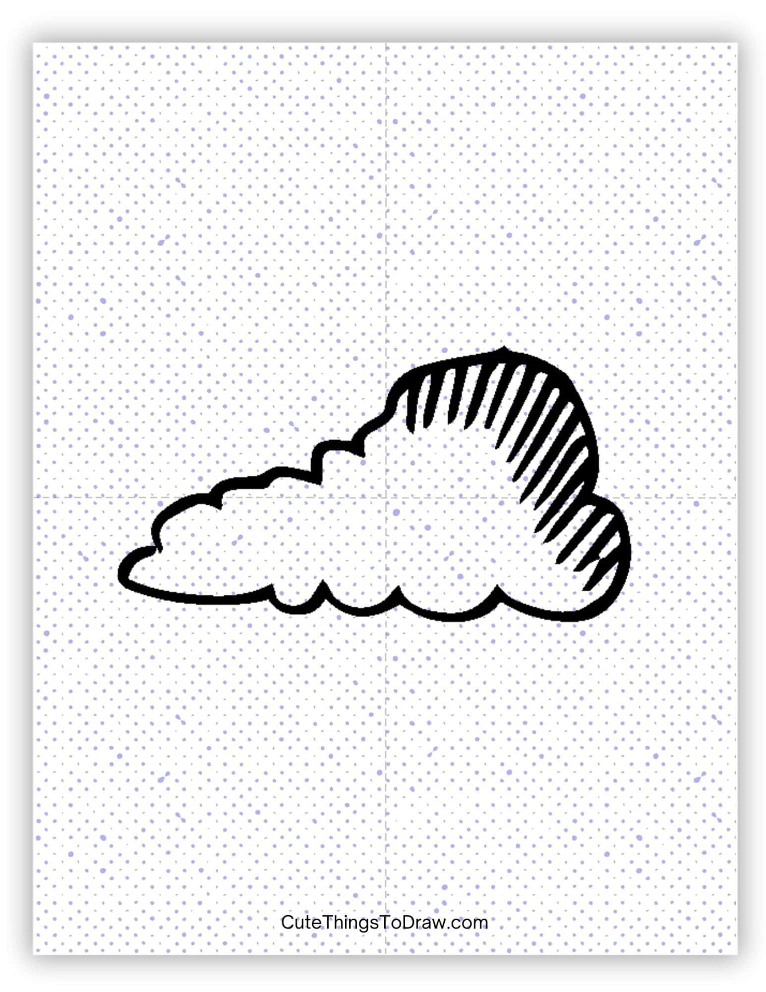 Cute Cloud Drawing Ideas - Cute Things to Draw