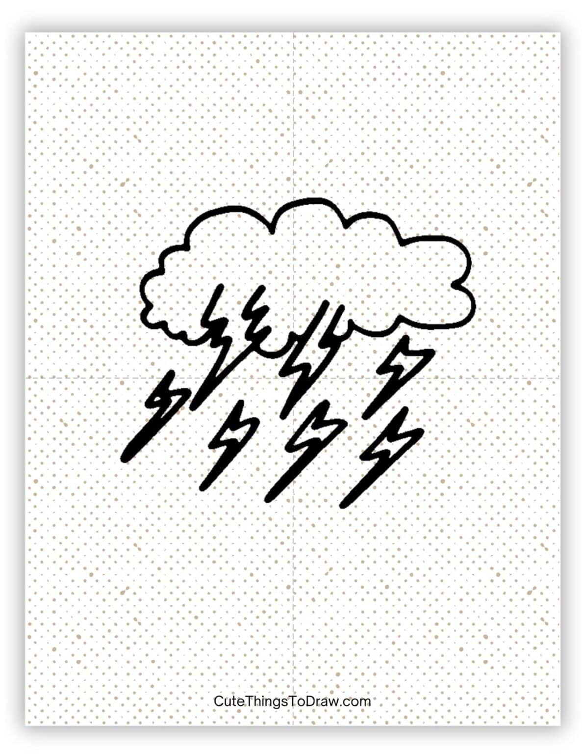 Cute Cloud Drawing Ideas - Cute Things to Draw