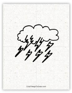 Cute Cloud Drawing Ideas - Cute Things to Draw