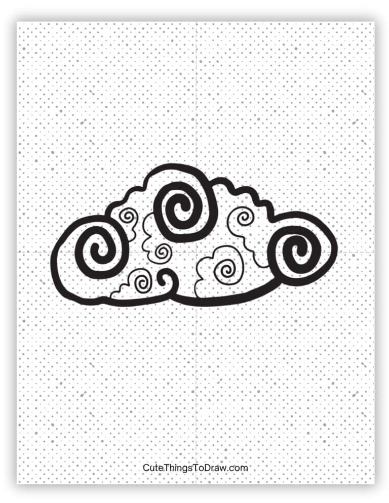 Cute Cloud Drawing Ideas - Cute Things to Draw