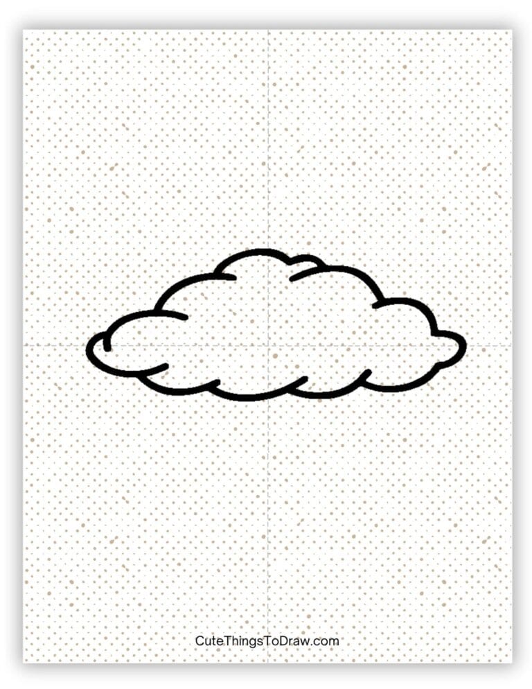 Cute Cloud Drawing Ideas - Cute Things to Draw