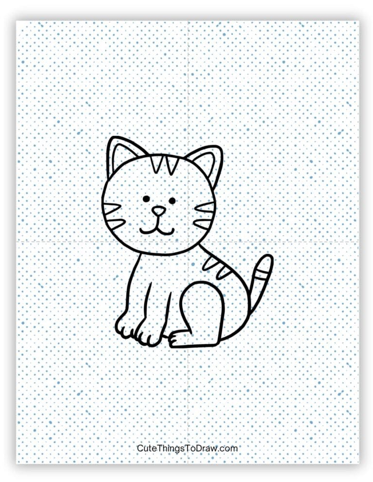 Cute Cat Drawing Ideas - Cute Things to Draw
