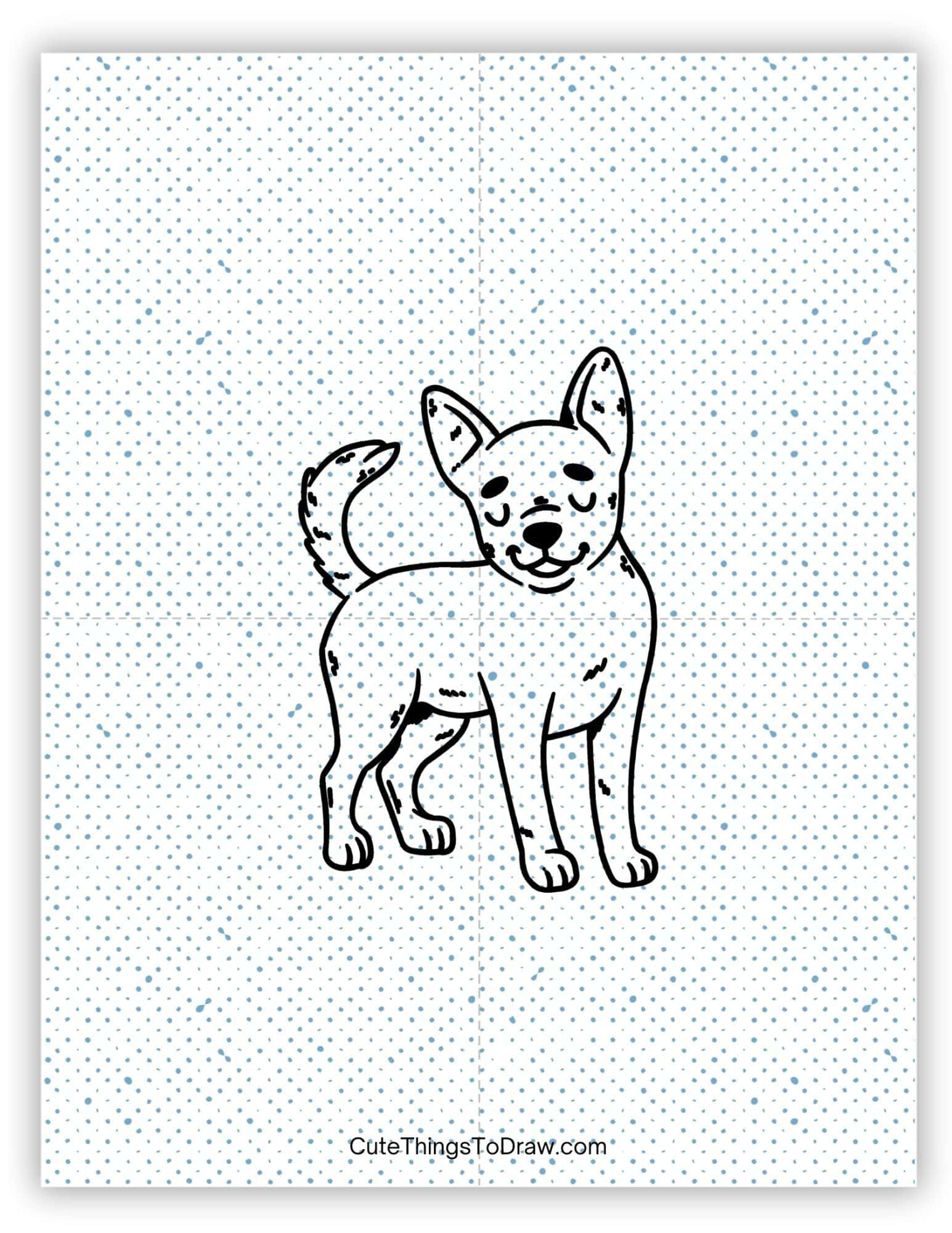 Cute Dog Drawing Ideas - Cute Things to Draw