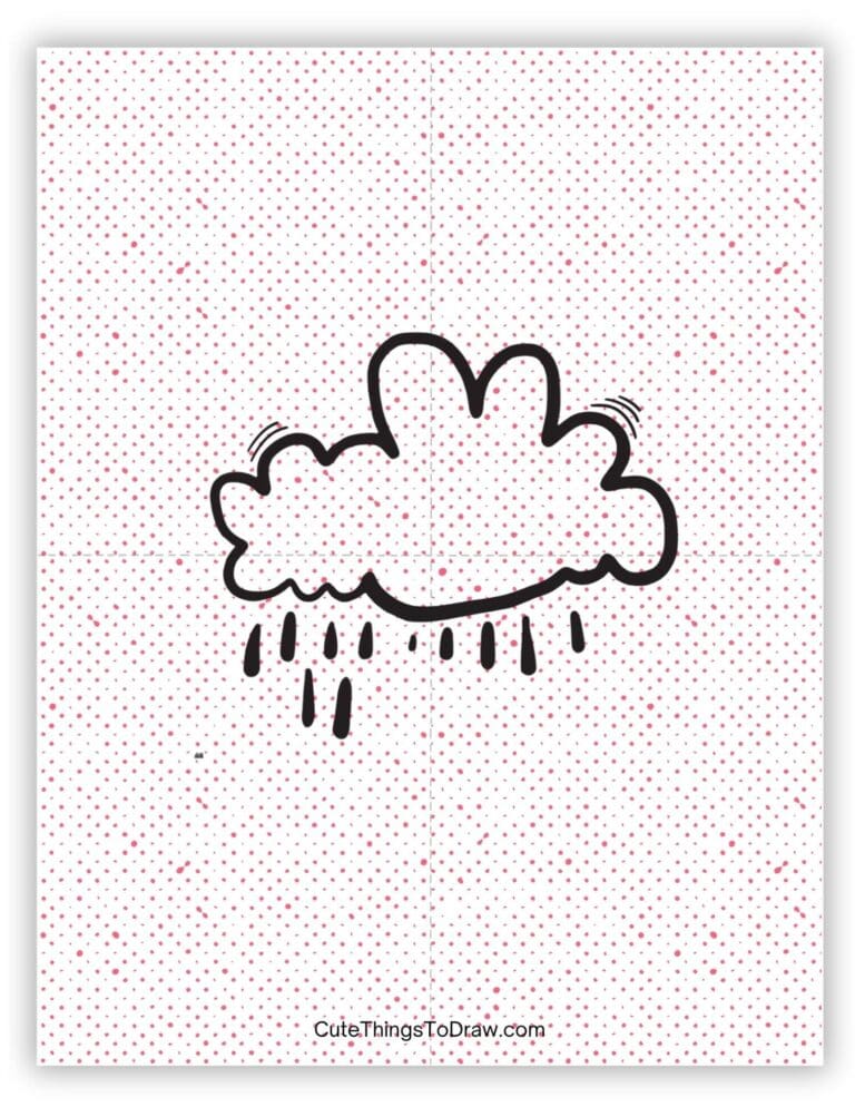 Cute Cloud Drawing Ideas - Cute Things to Draw