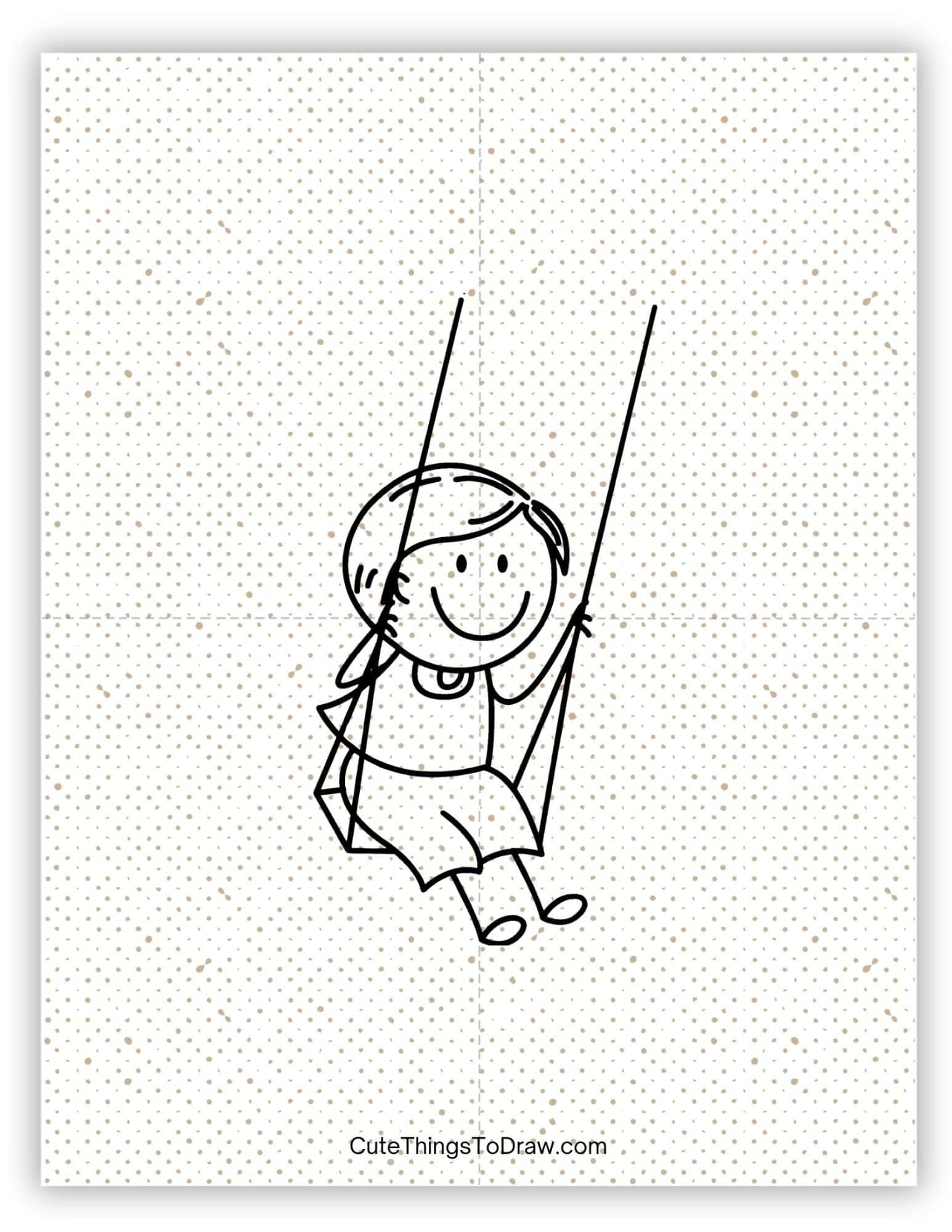 Cute Girl Drawing Ideas - Cute Things to Draw