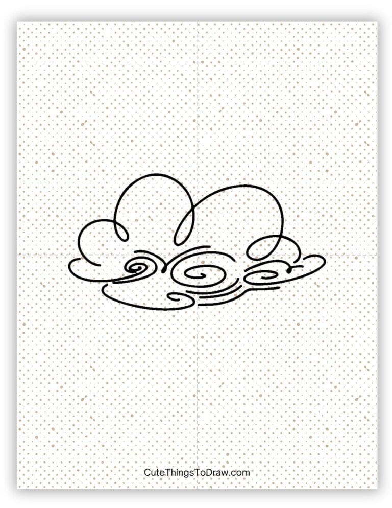 Cute Cloud Drawing Ideas - Cute Things to Draw