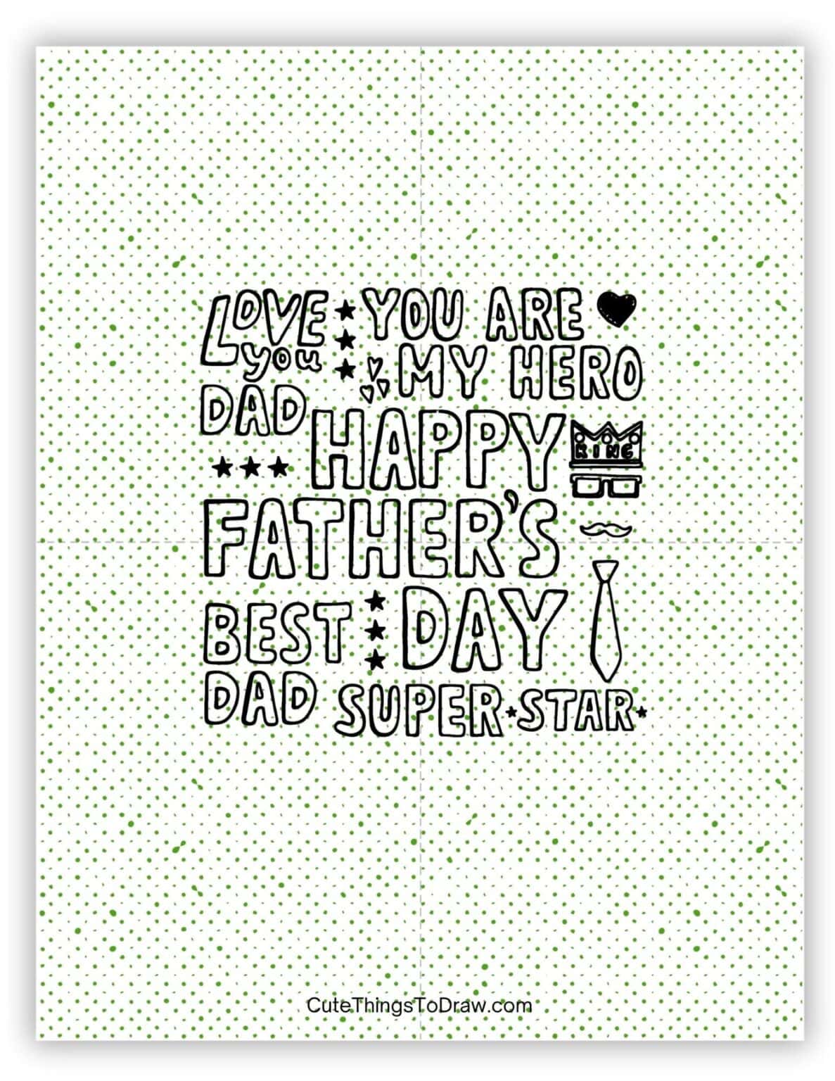 52 Cute Father's Day Drawing Ideas - Cute Things to Draw