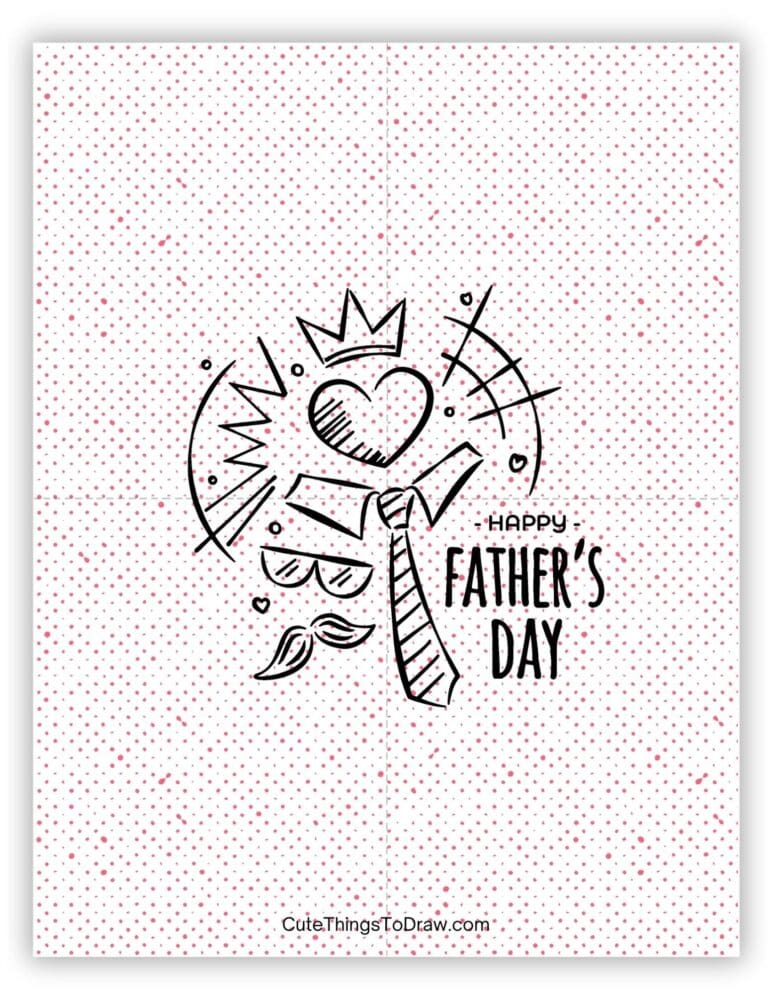 52 Cute Father's Day Drawing Ideas - Cute Things to Draw