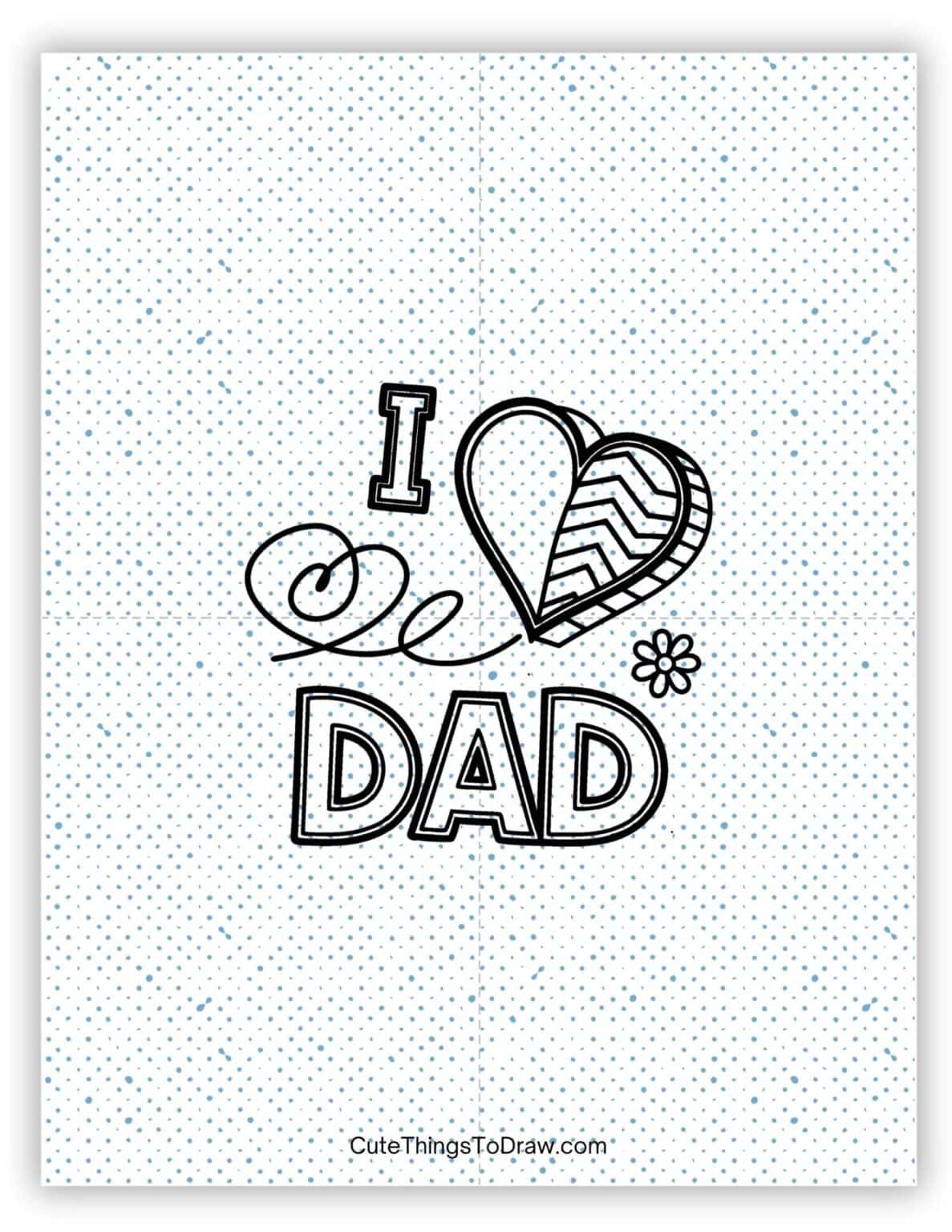 52 Cute Father's Day Drawing Ideas - Cute Things to Draw