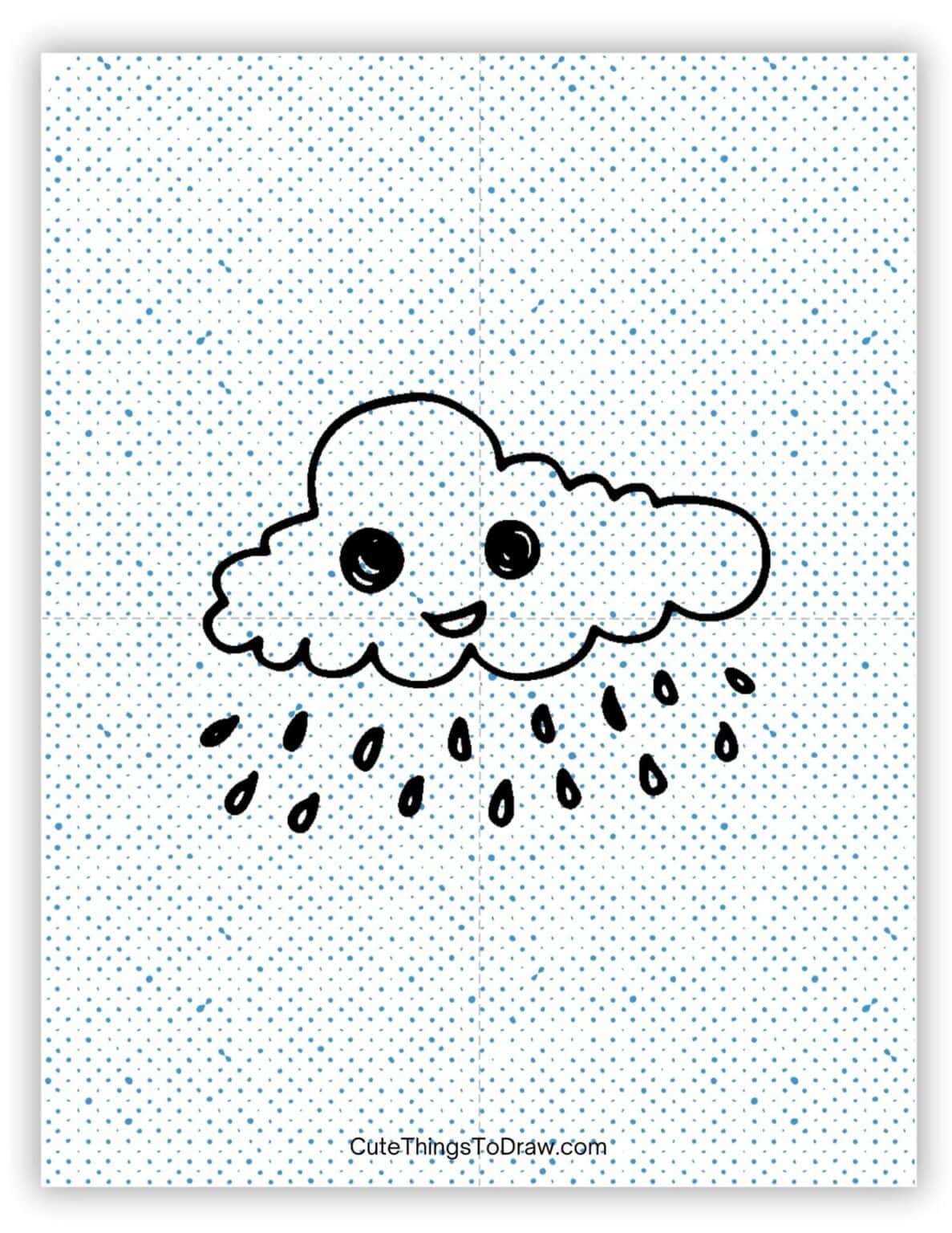 Cute Cloud Drawing Ideas - Cute Things to Draw