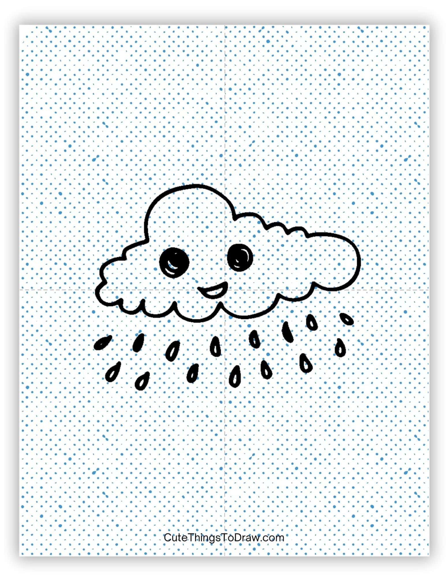 Cute Cloud Drawing Ideas - Cute Things to Draw