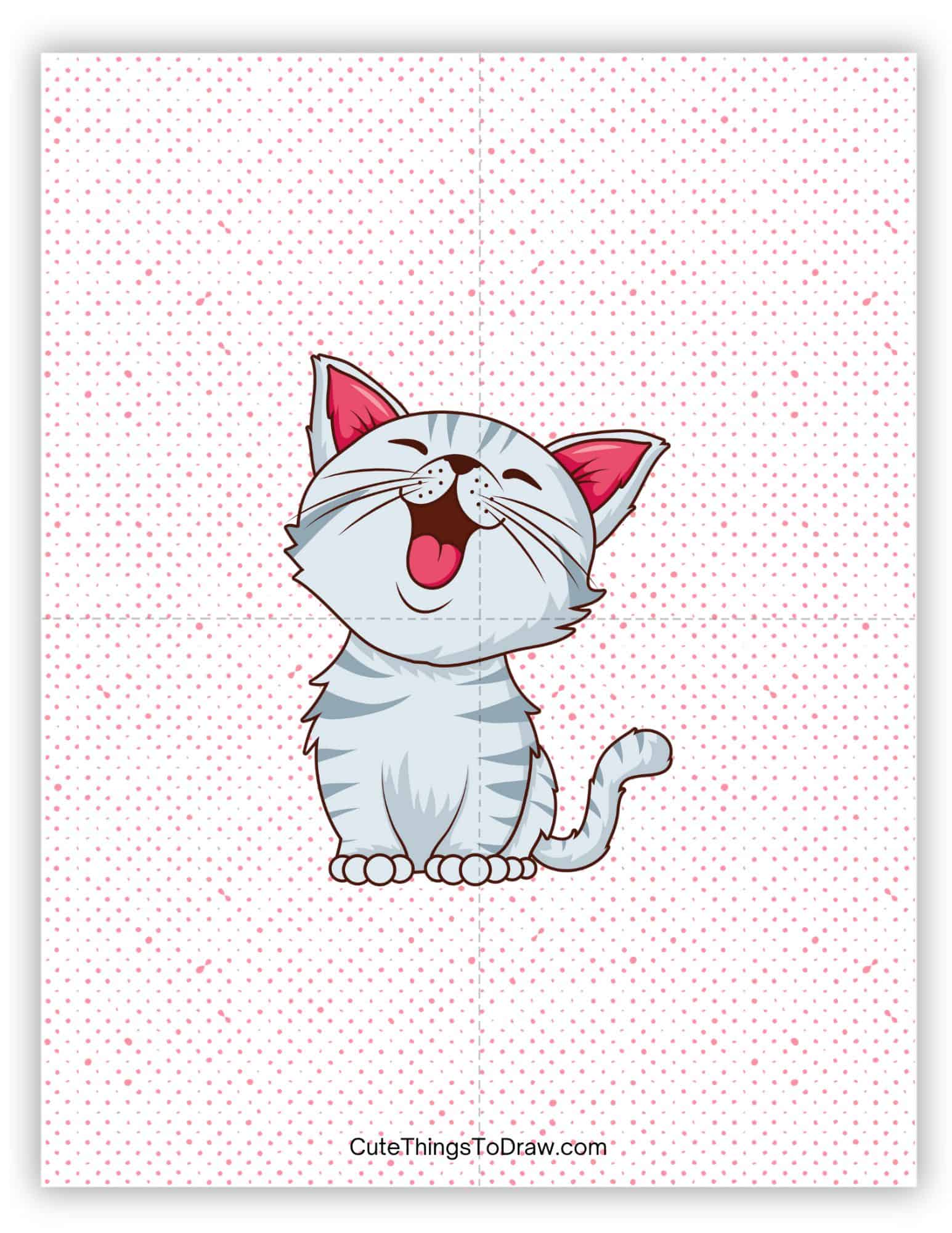 Cute Cat Drawing Ideas - Cute Things to Draw