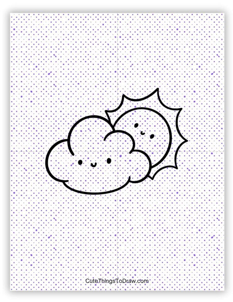 Cute Cloud Drawing Ideas - Cute Things to Draw
