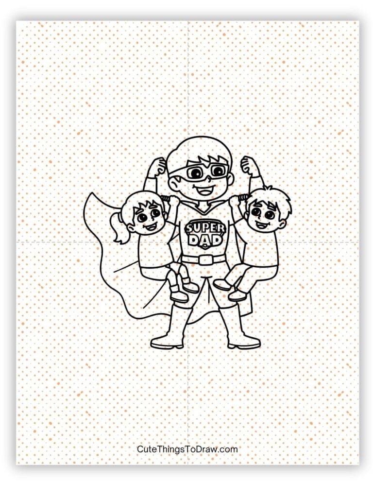 52 Cute Father's Day Drawing Ideas - Cute Things to Draw