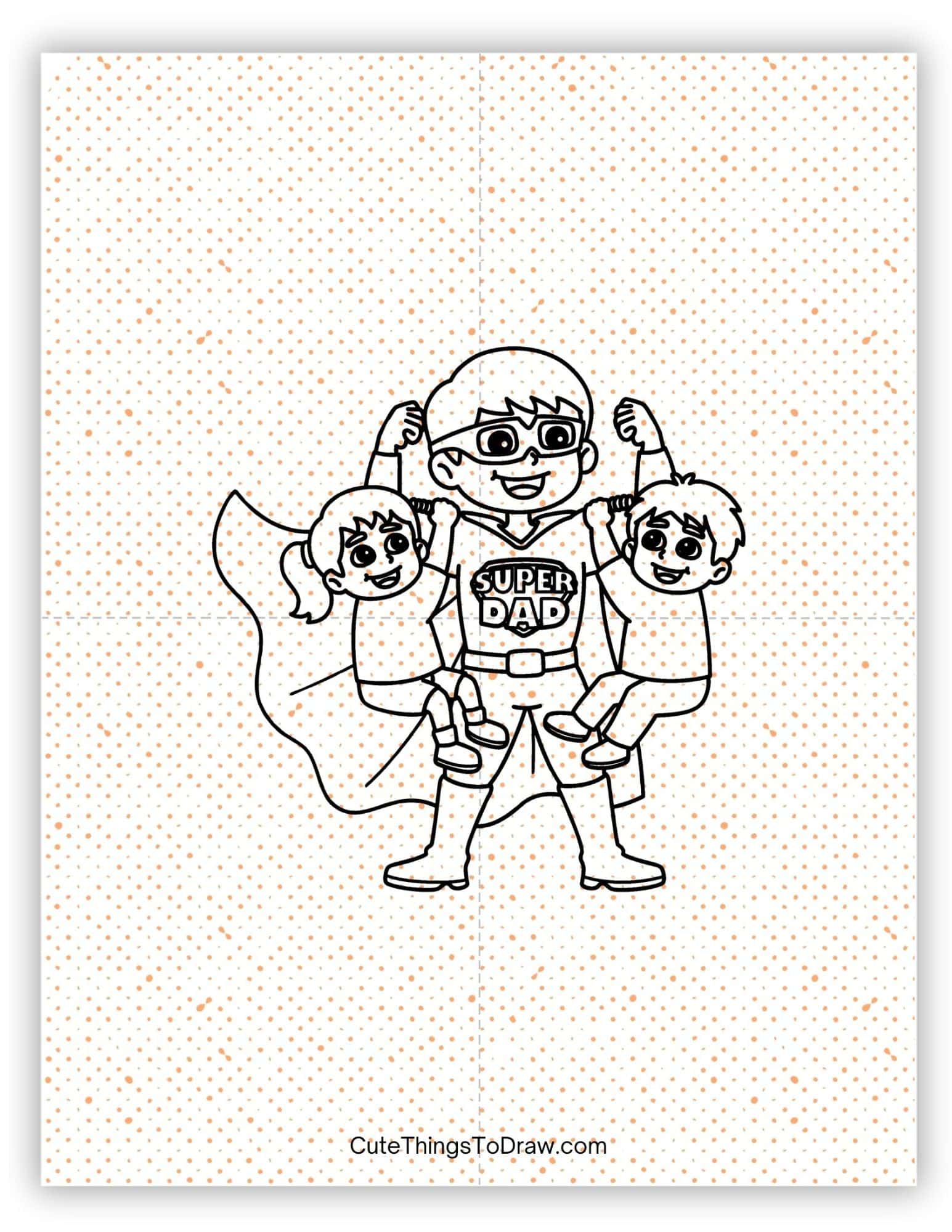 52 Cute Father's Day Drawing Ideas - Cute Things to Draw