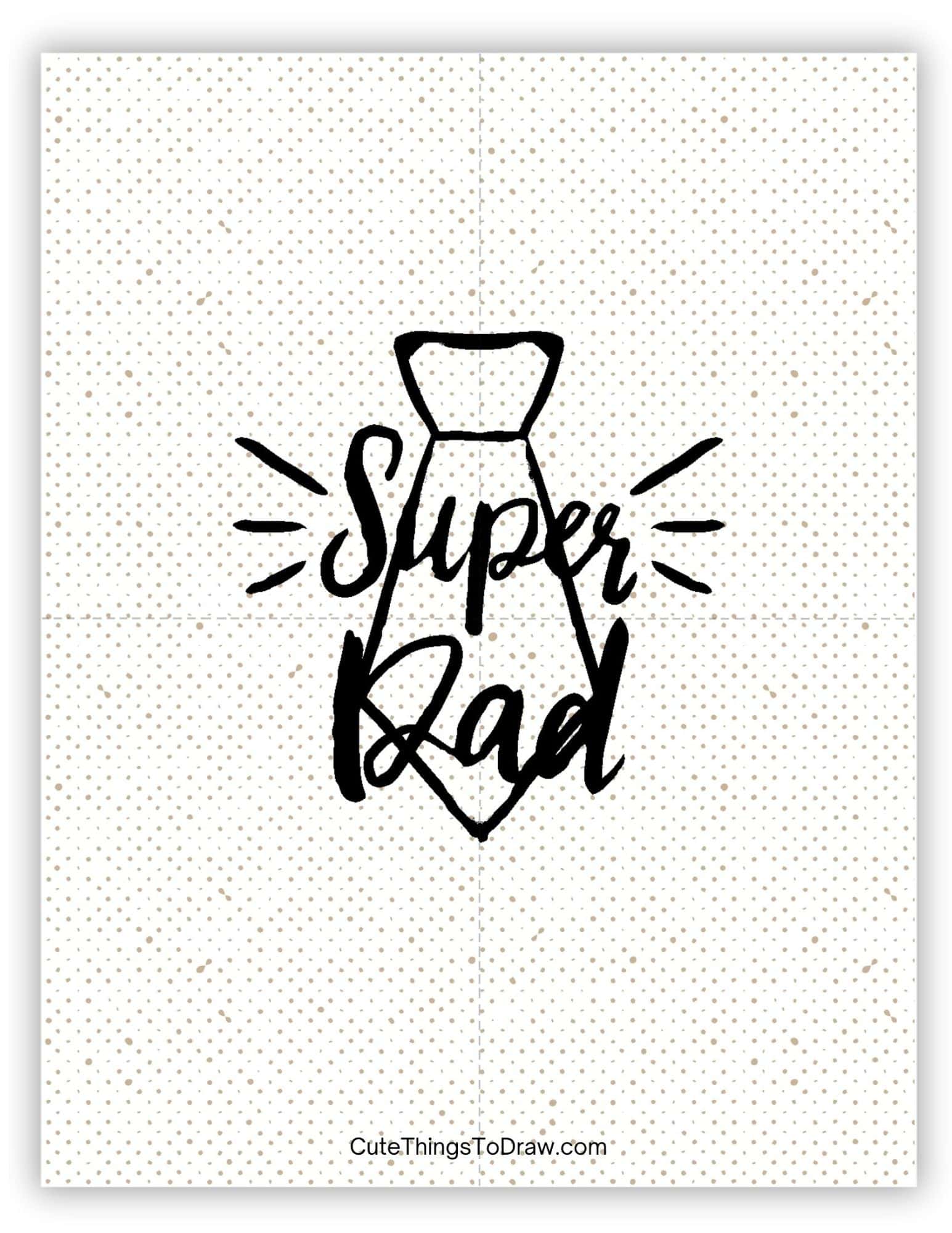 52 Cute Father's Day Drawing Ideas - Cute Things to Draw