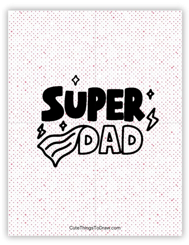 52 Cute Father's Day Drawing Ideas - Cute Things to Draw