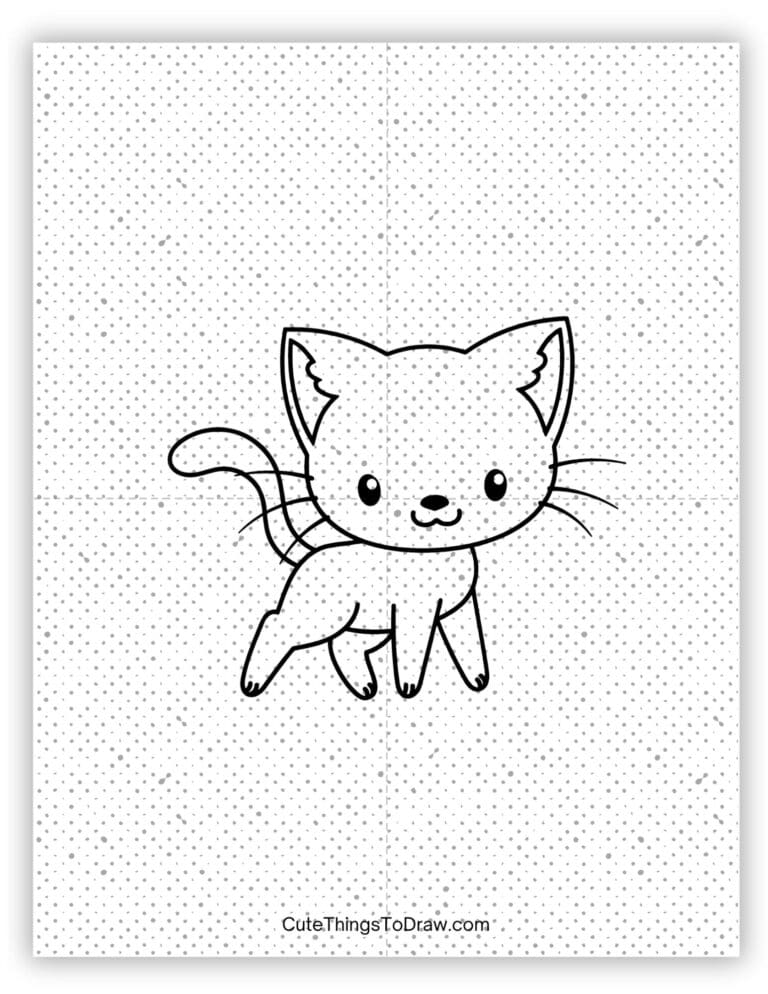 Cute Cat Drawing Ideas - Cute Things to Draw