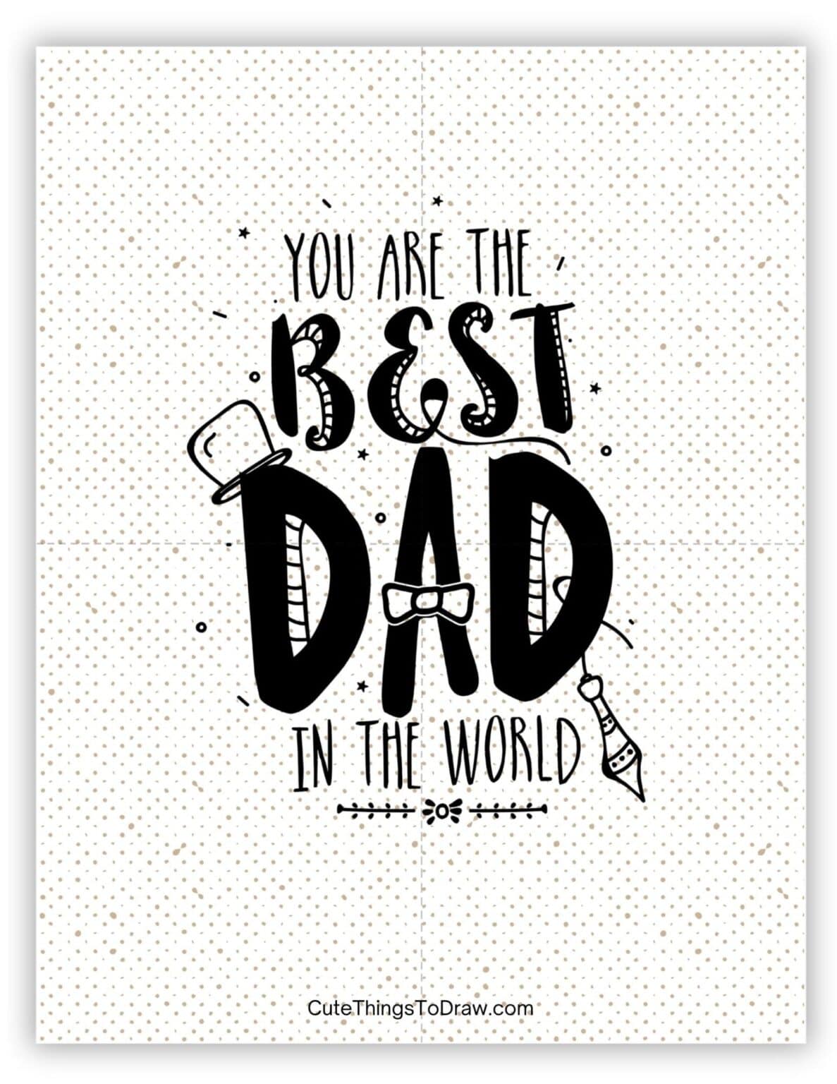 52 Cute Father's Day Drawing Ideas - Cute Things to Draw