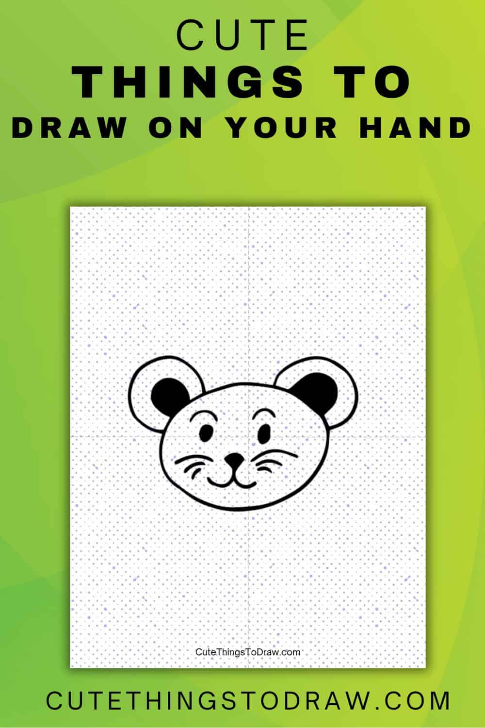 74 Cute Things to Draw on Your Hand - Cute Things to Draw